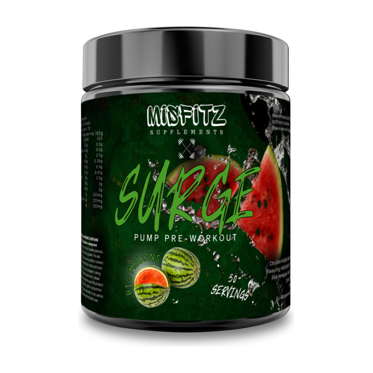 SURGE // PUMP PRE-WORKOUT – Misfitz Supplements